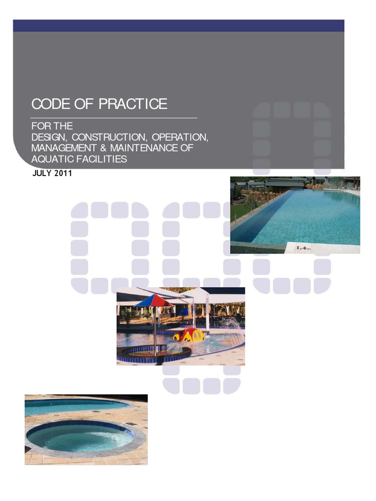 Aquatic Facilities Code of Practice | PDF | Swimming Pool | Stairs