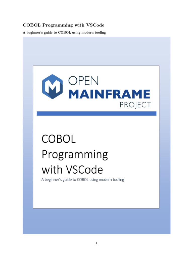 COBOL Programming Course 1 Getting Started | PDF | Computer Programming | Operating System