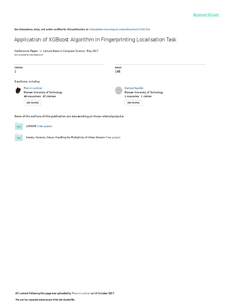 XGBoost Algorithm for Fingerprint-Based Indoor Localization and Floor Detection Using Wi-Fi ...