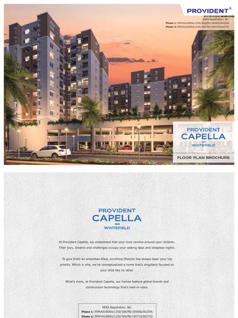 Capella Floor Plan Brochure | PDF | Apartment