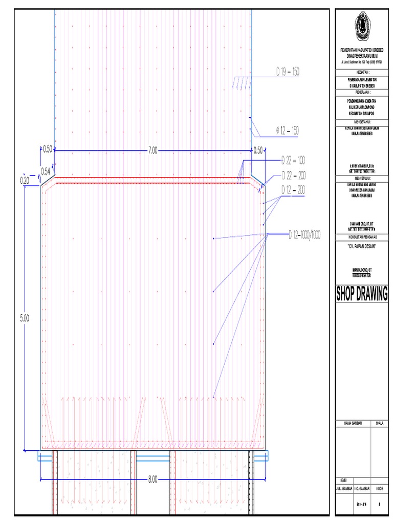 (Shop Drawing) Jembatan Plompong Versi 2 | PDF