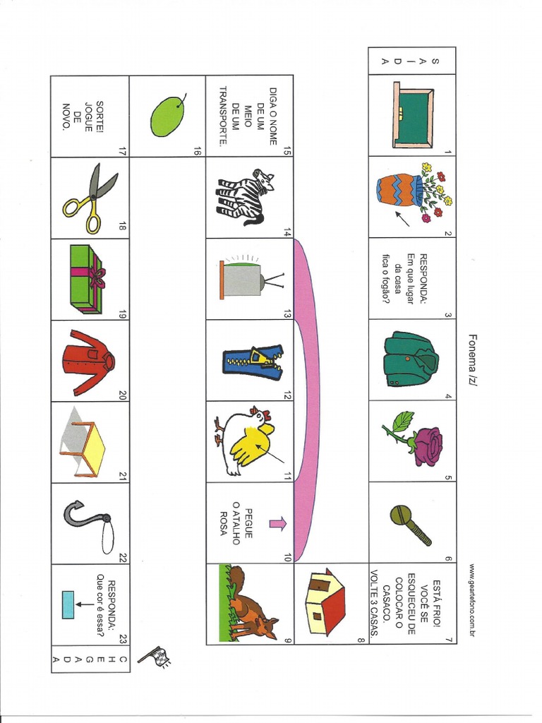 Trilha - Fonema Z | PDF