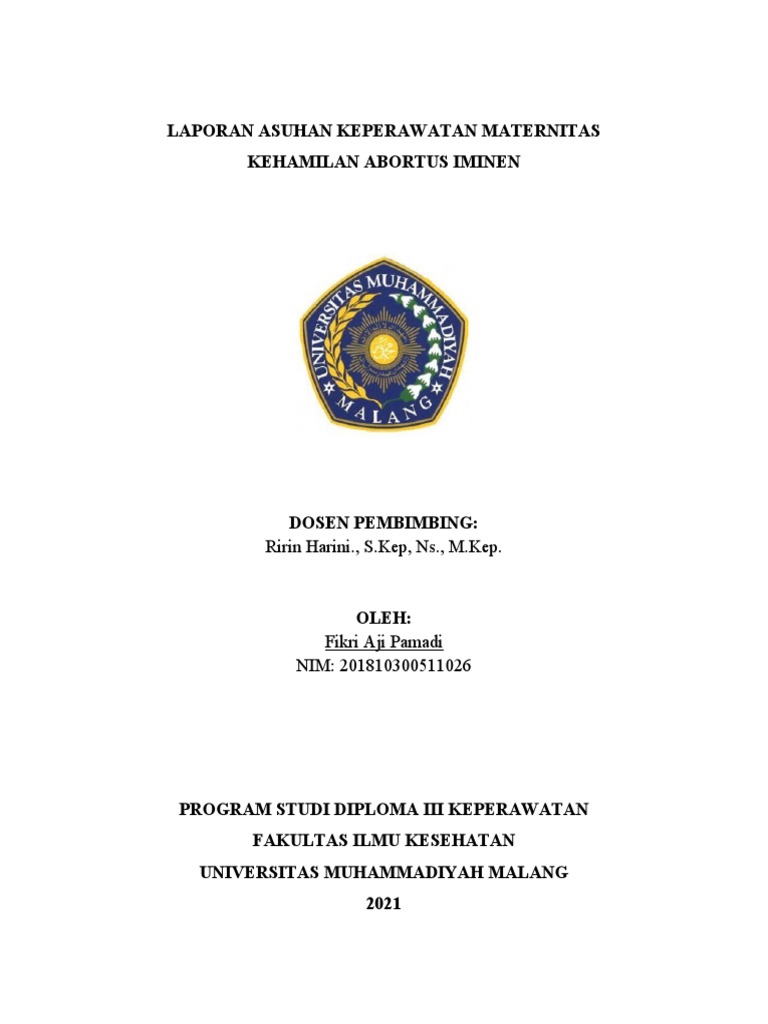 Bagi Laporan Pendahuluan Abortus | PDF