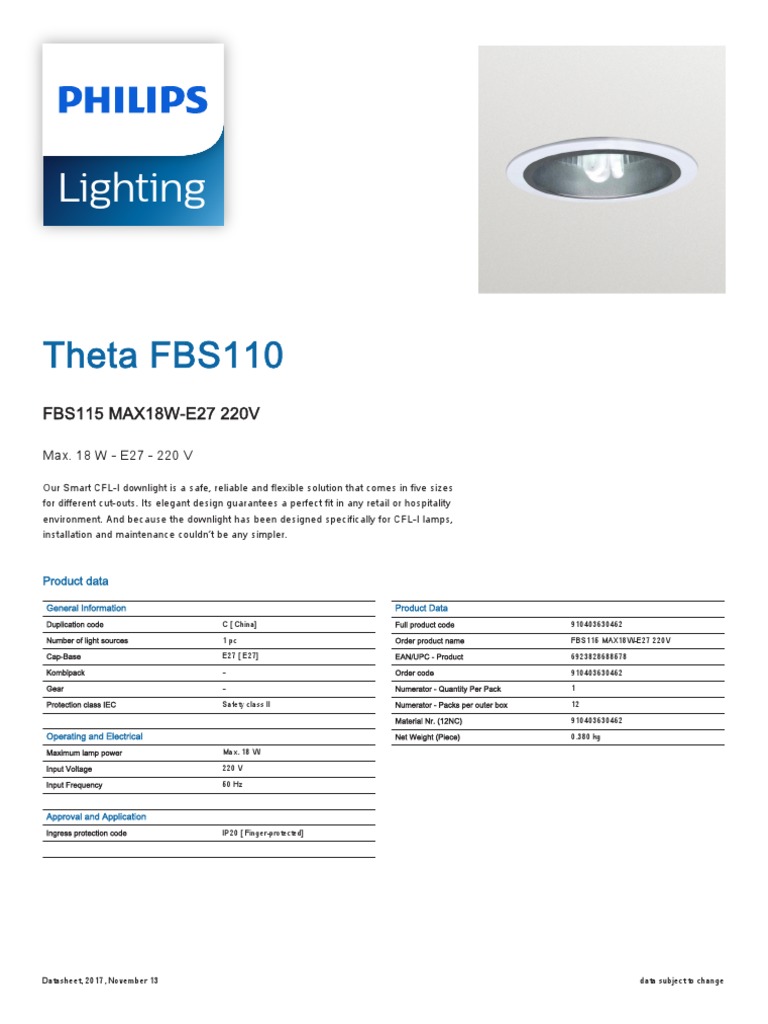 DL 5 Inch PUTIH FBS115 PHILIPS - Philips FBS115 E-Catalogue | PDF ...