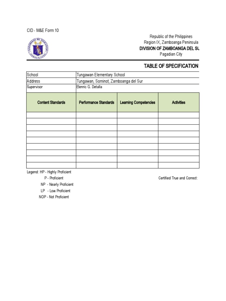 CID Form 10 | PDF