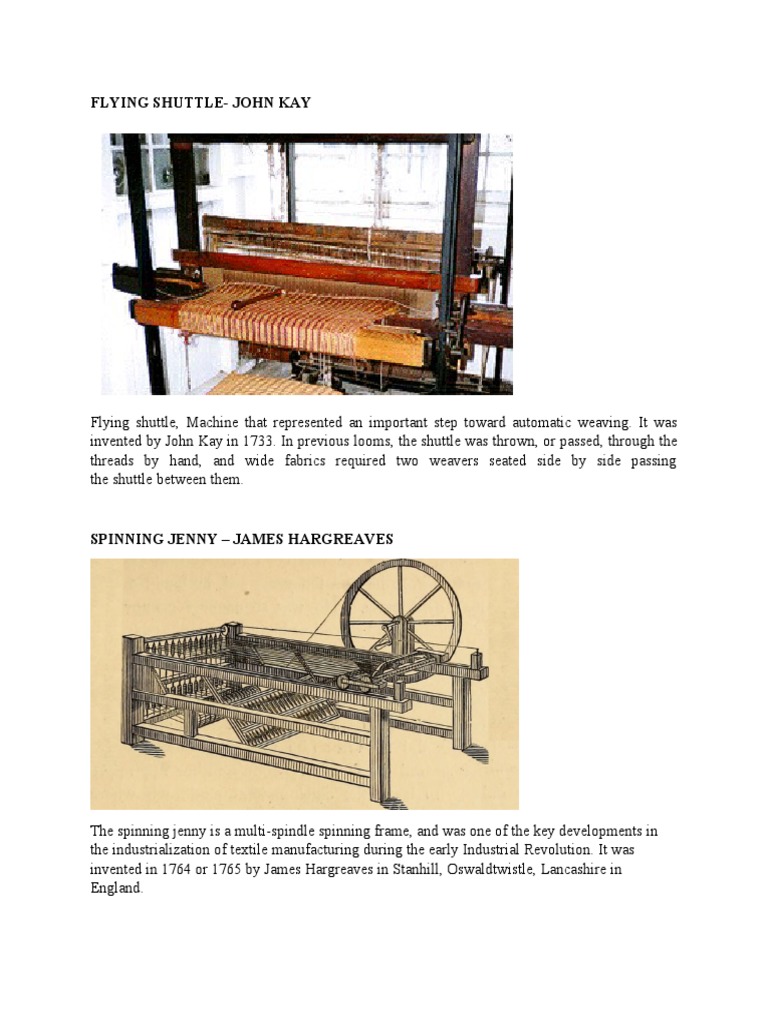 Flying Shuttle-John Kay | PDF