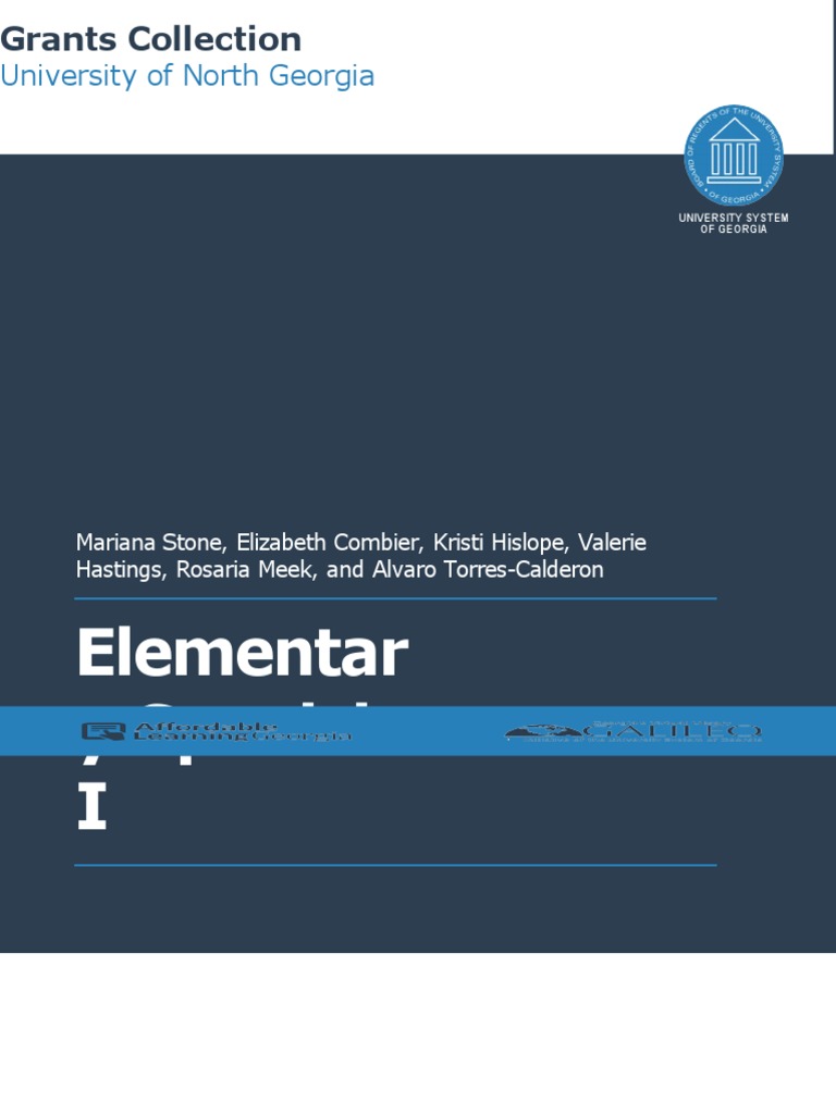 Elementary Spanish I (UNG) | PDF | Textbook | Test (Assessment)
