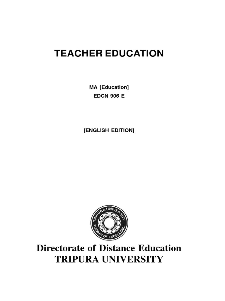 EDCN 906E Teacher Education | PDF | Teacher Education | Teachers