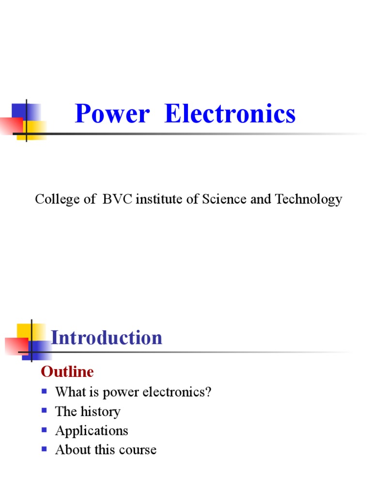 Introduction to Power Electronics | PDF | Power Electronics | Electronics