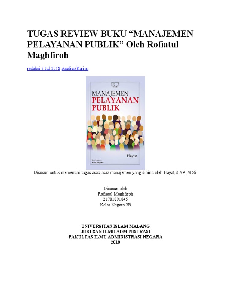 Contoh Review Buku | PDF