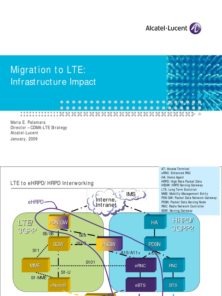 Migration To LTE:: Infrastructure Impact | PDF | Lte (Telecommunication ...