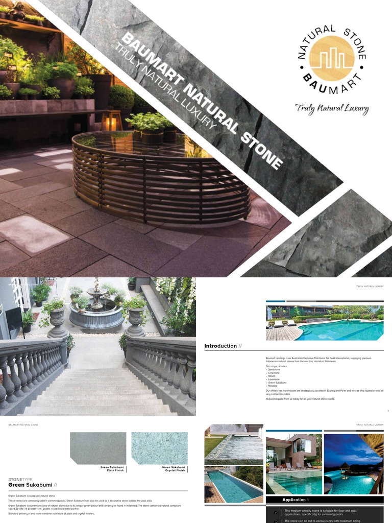 Natural Stone Catalogue 2017 | PDF | Sandstone | Tile