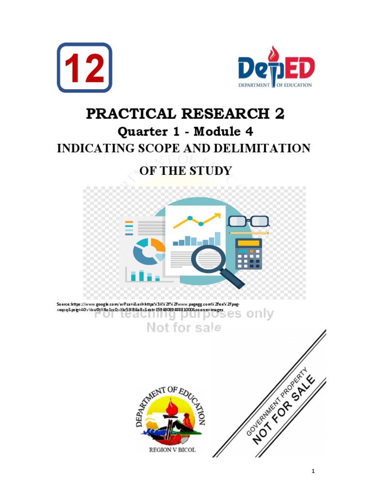 Practical Research 2: Quarter 1 - Module 4 Indicating Scope and Delimitation of The Study | PDF ...
