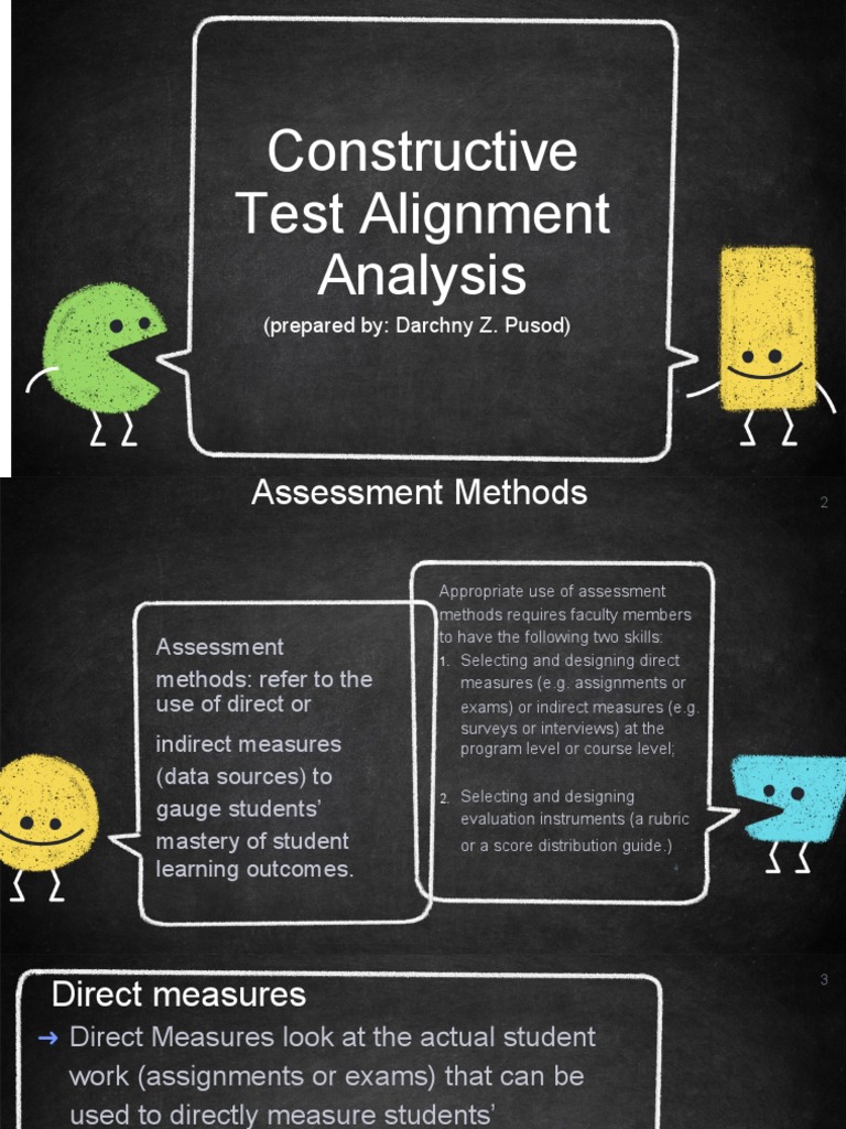 Constructive Test Alignment Analysis | PDF