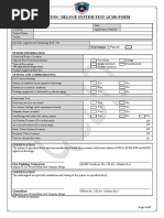 Foam System Testing Checklist | PDF | Technology & Engineering