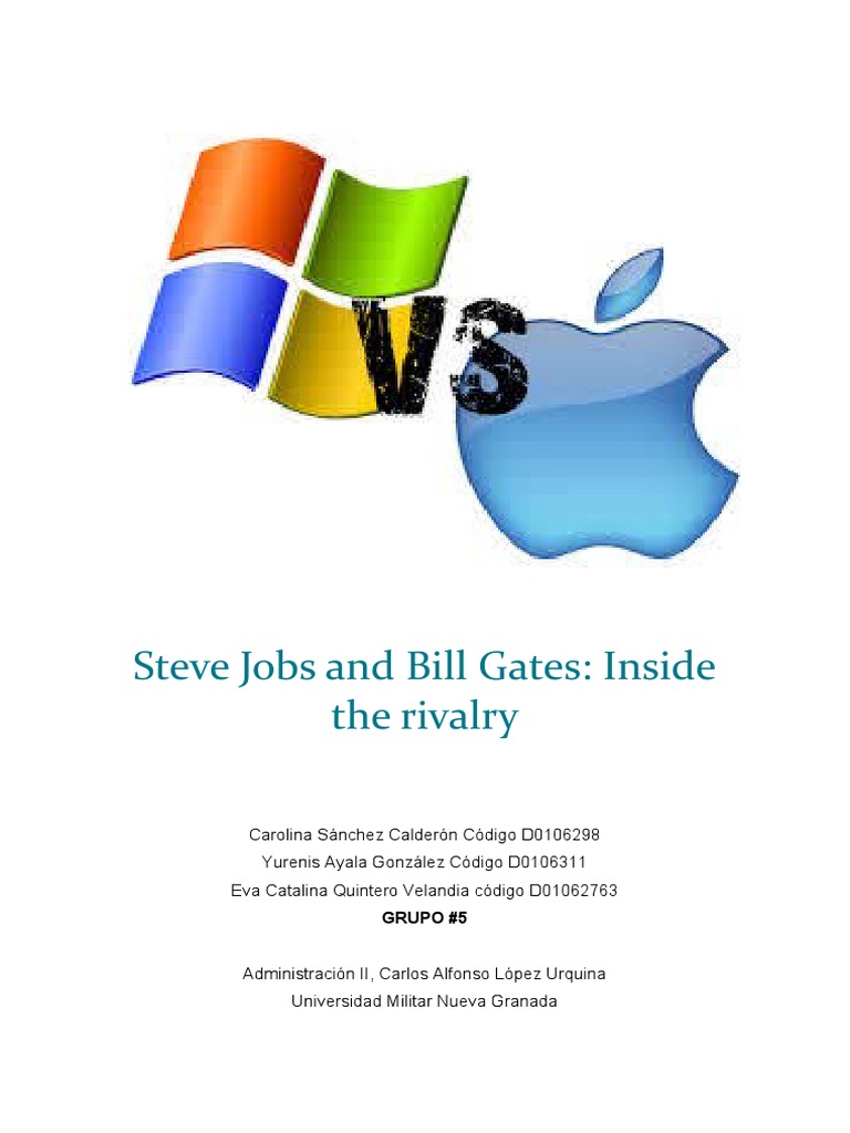 Steve Jobs vs Bill Gates Rivalry | PDF | Apple Inc. | Consumer Electronics