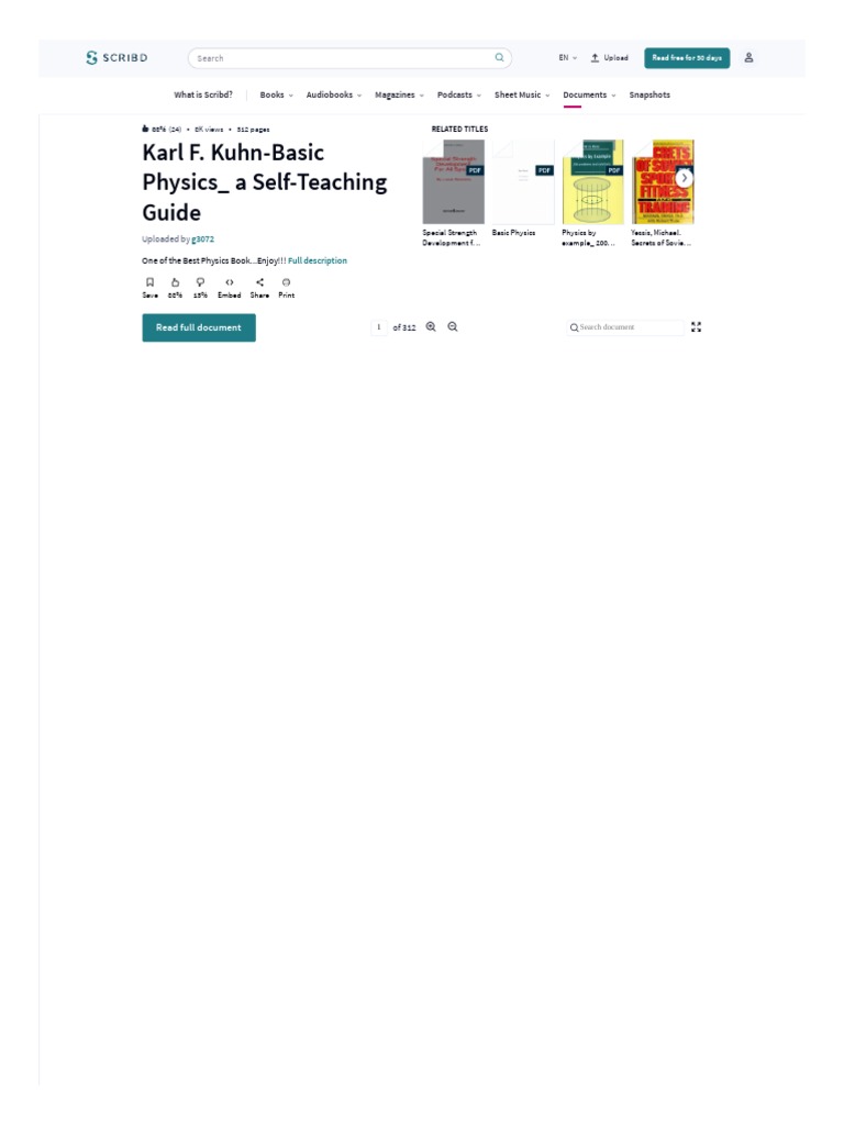Basic Physics: A Self-Teaching Guide | PDF