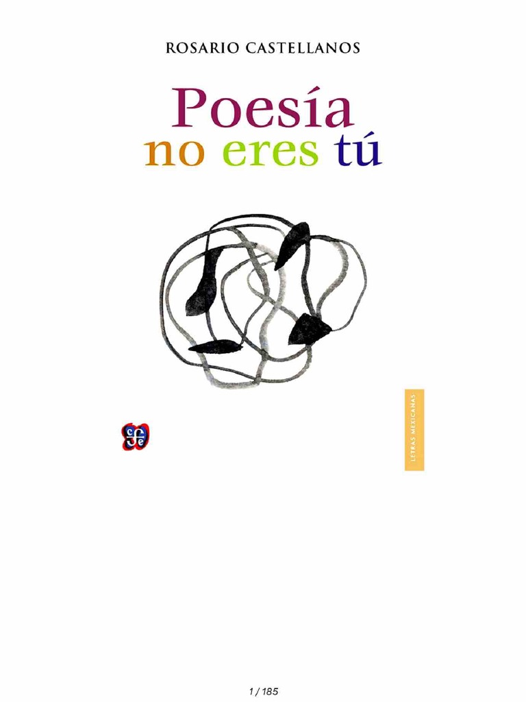Rosario Castellanos Poesia No Eres Tu PDF | PDF