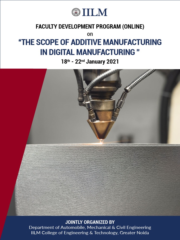 Additive Manufacturing FDP Overview | PDF | 3 D Printing | Engineering