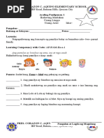 worksheet-GRADE 1 - Miyembro NG Pamilya - AP | PDF