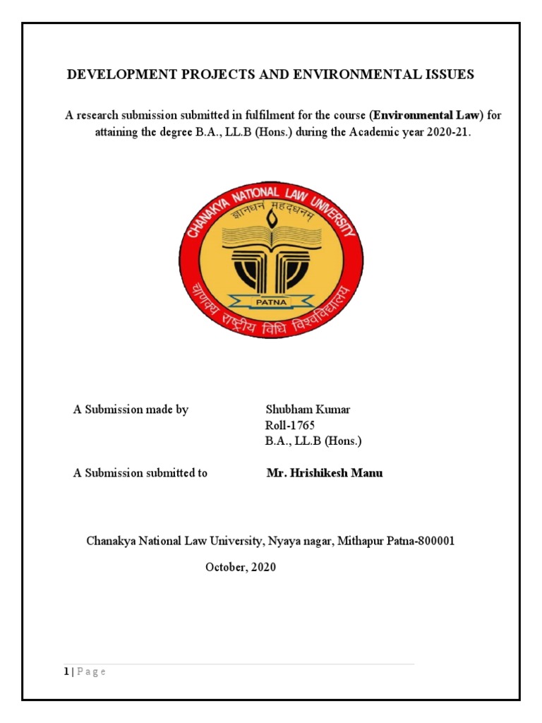 Environmental Law | PDF | Environmental Impact Assessment | Supreme ...