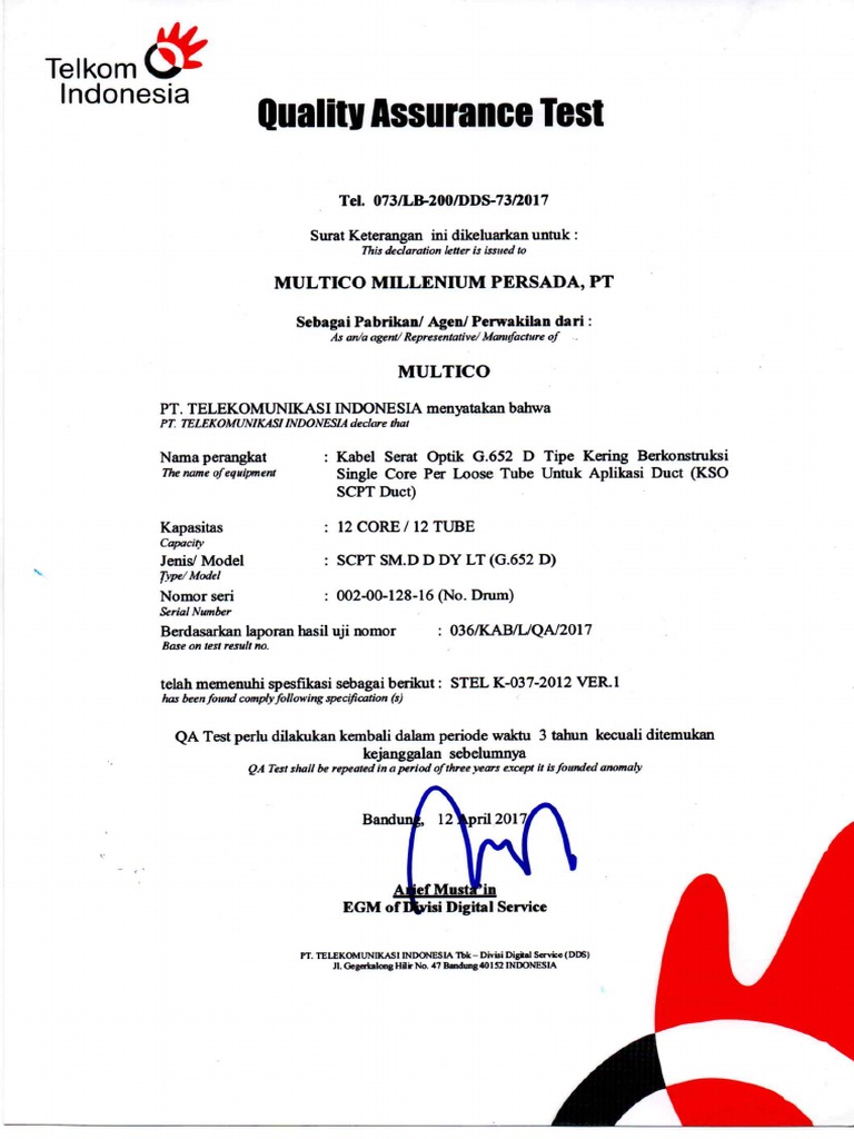 Qa Risti - Duct SCPT 12 Core | PDF