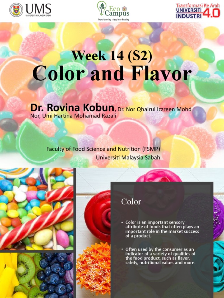 Colour and Flavour | PDF | Taste | Flavor