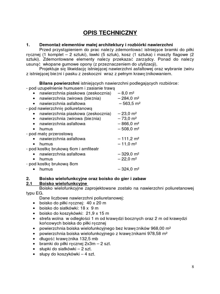 03.opis Techniczny | PDF
