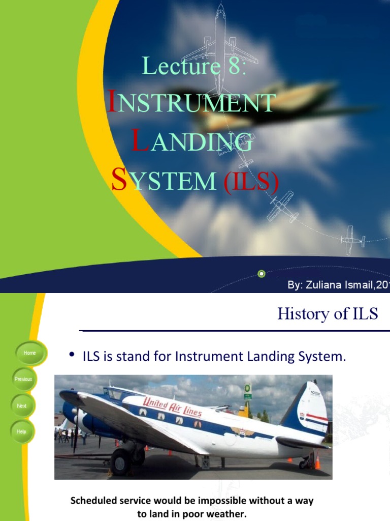 Lecture 8 - Instrument Landing System (ILS) | PDF | Telecommunications ...