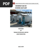 A Sample LPG Cooking Gas Plant Business Plan Template | PDF | Liquefied ...