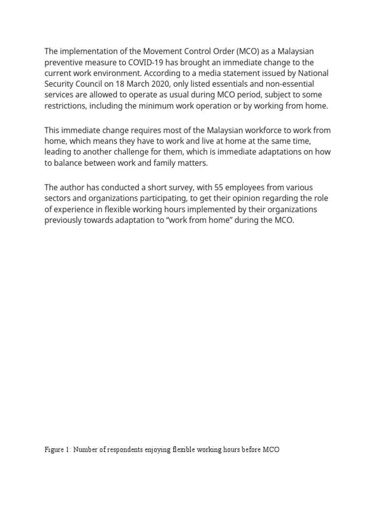 The Implementation of The Movement Control Orde12 | PDF | Telecommuting ...