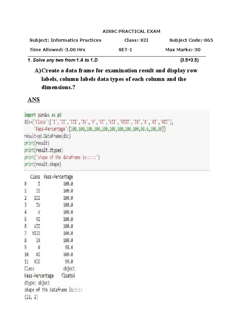 Aissce Practical I.P 2020-21-1 | PDF | Software Engineering | Computer Data