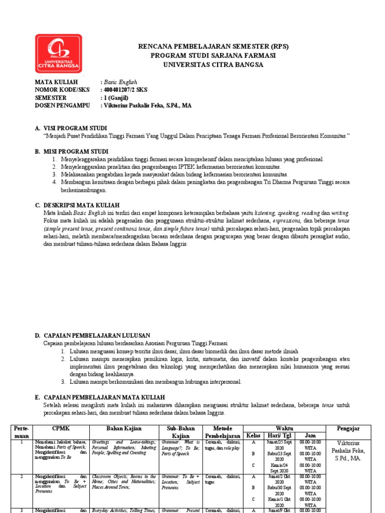 RPS Basic English | PDF