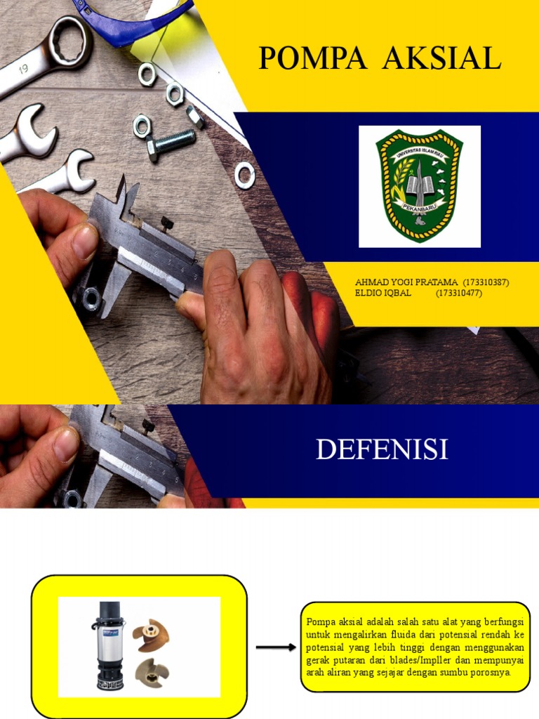 Pompa Aksial Kel 7 | PDF