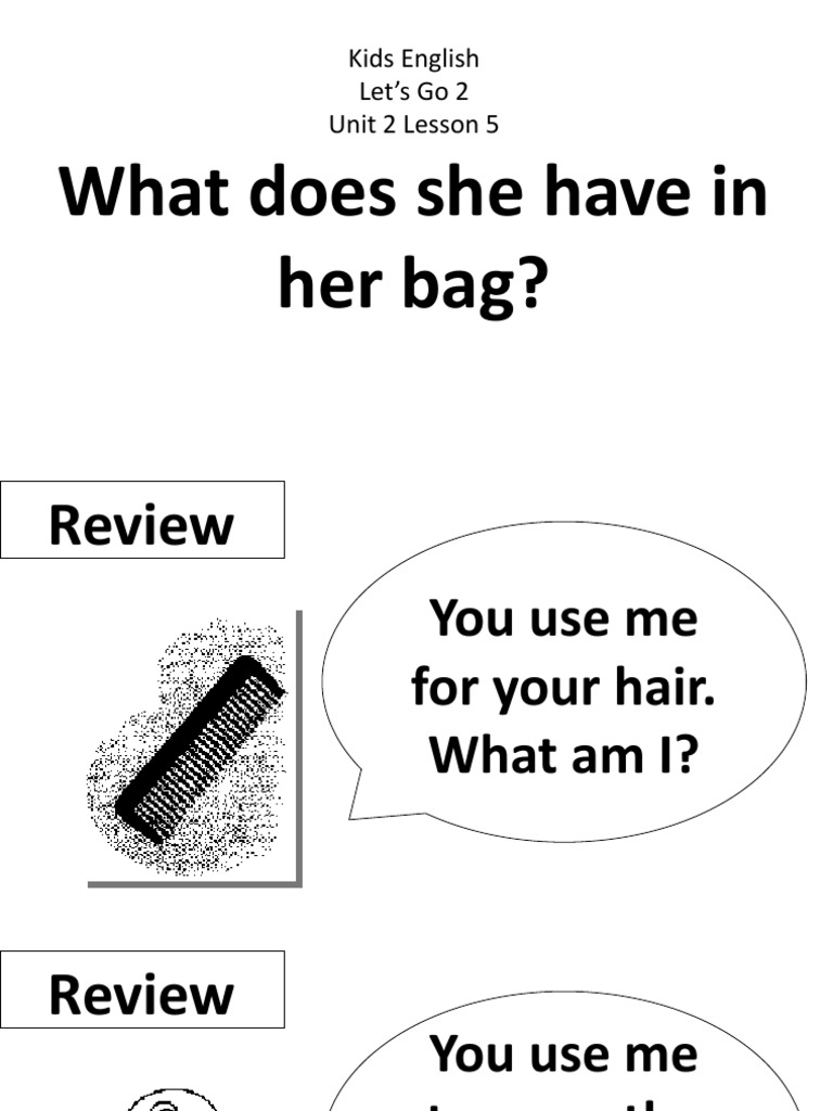 KIDS-BEGINNER-55-Let - S Go 2 - Unit 2 - Lesson 5 | PDF