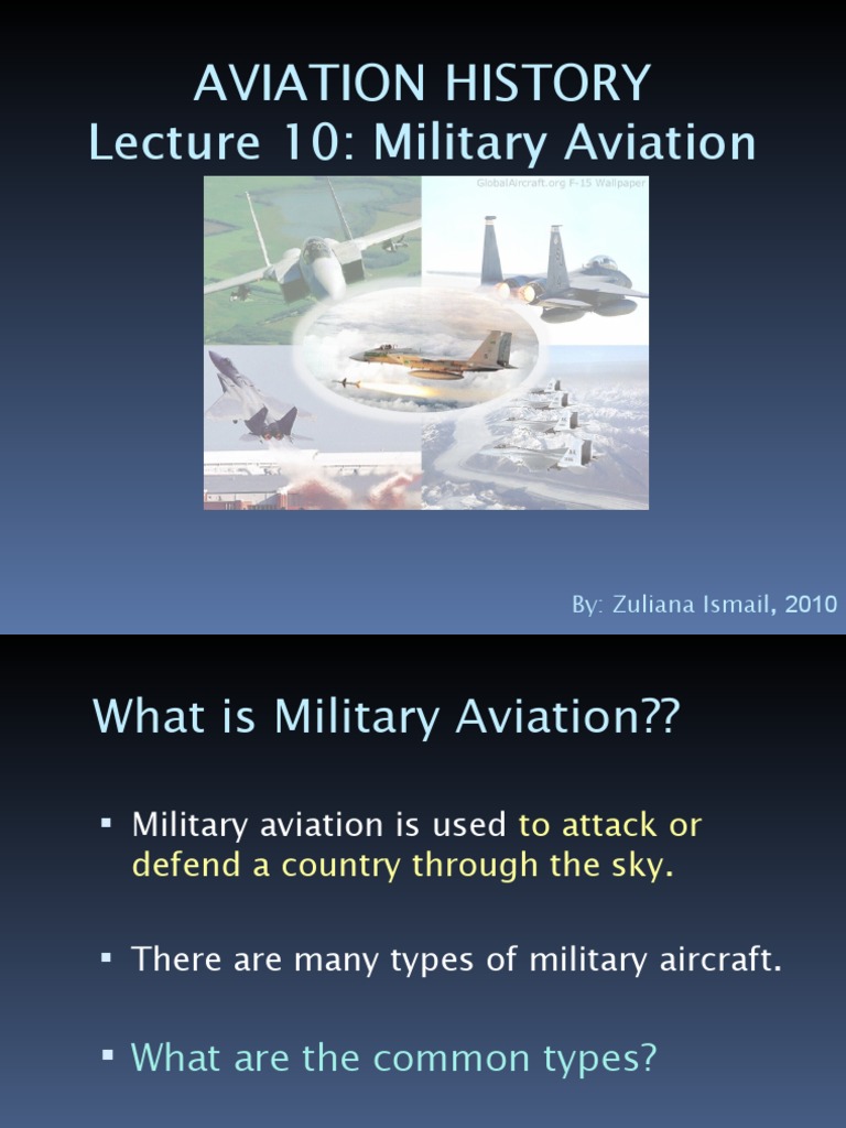 Overview of Military Aircraft Types | PDF | Aviation | Military Aircraft