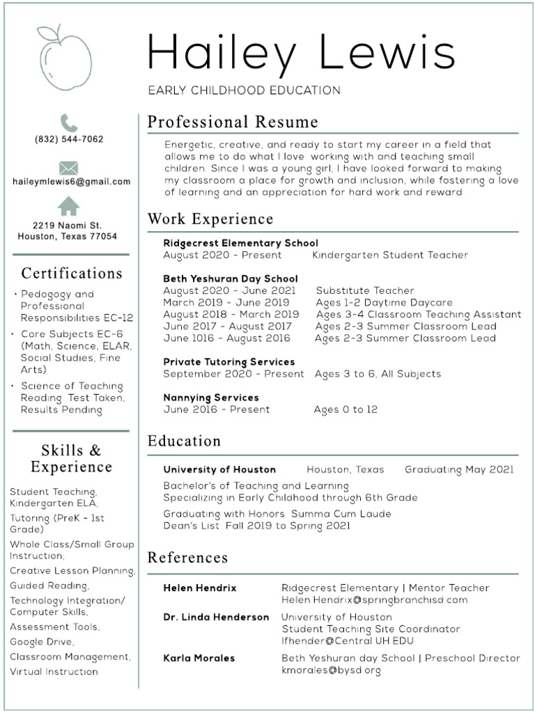 Hailey Resume | PDF
