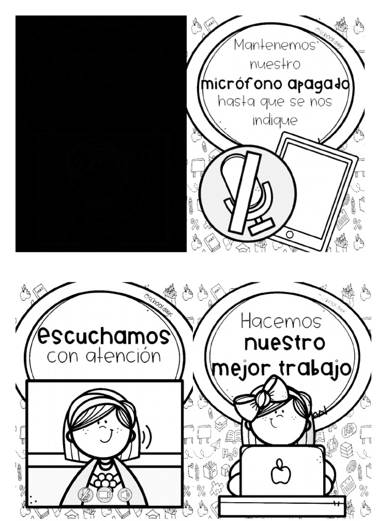 Normas para Colorear para Clases Virtuales | PDF