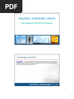 PSC Pole Design Specifications | PDF | Concrete | Wire