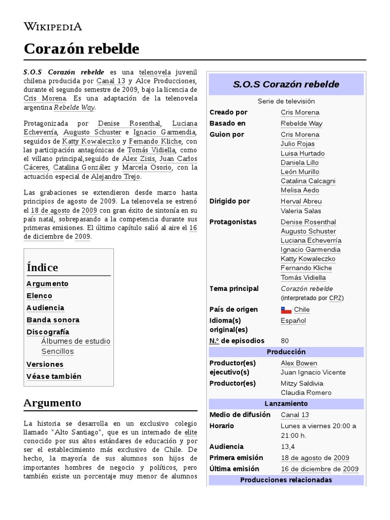 Corazón Rebelde | PDF