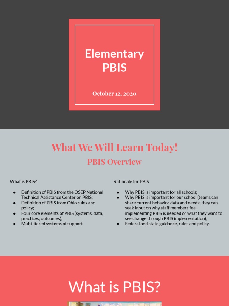 Pbis Training Powerpoint | PDF | Education Theory | Human Nature
