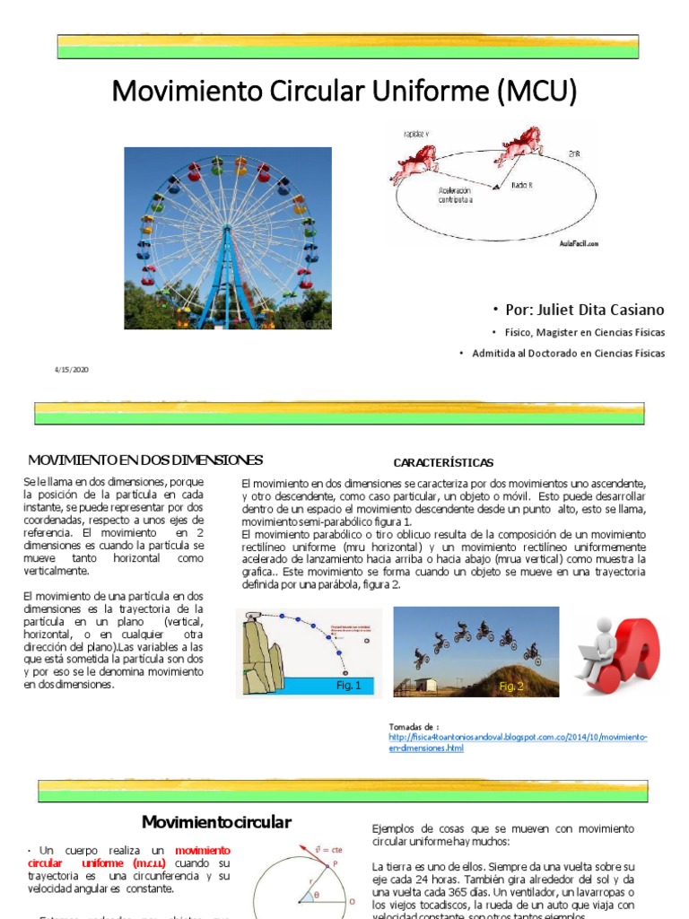 Fisica Mcu | PDF | Aceleración | Velocidad