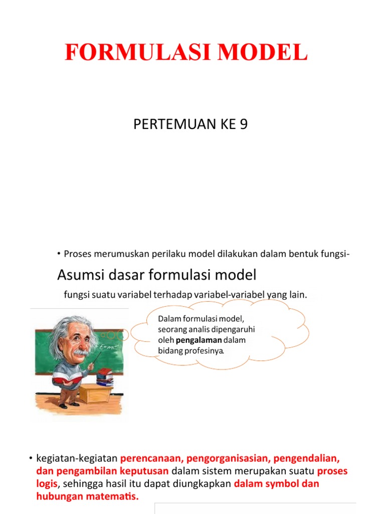 Formulasi Model Deterministik | PDF | Metode & Bahan Ajar