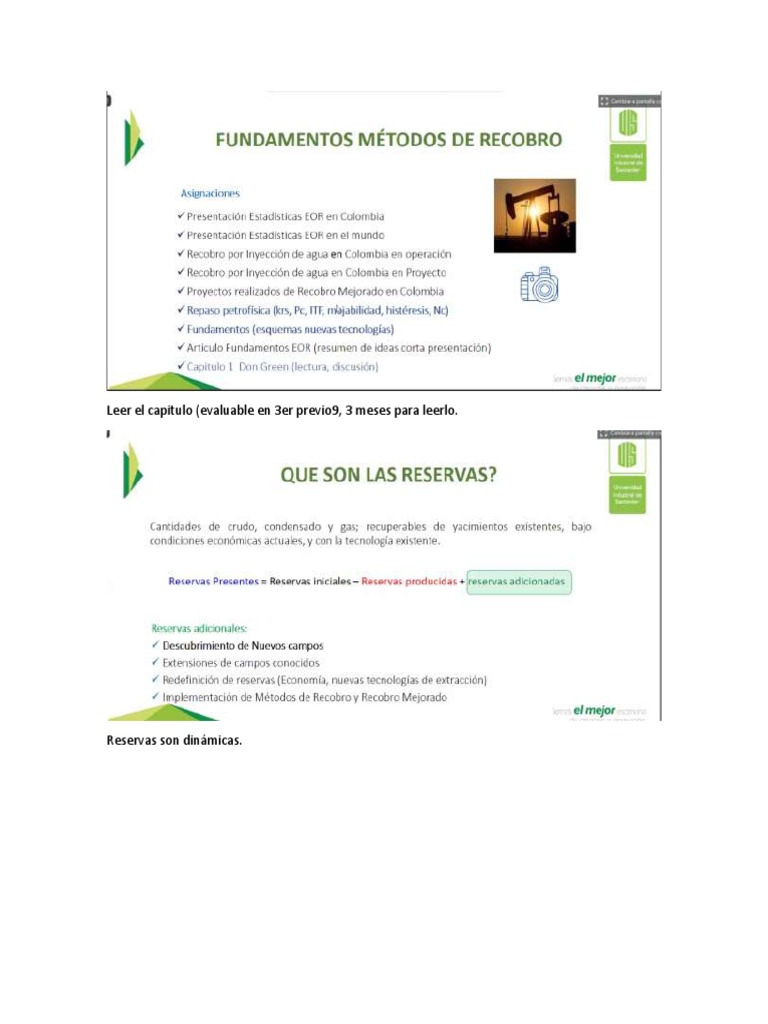 Metodos de Recobro | PDF