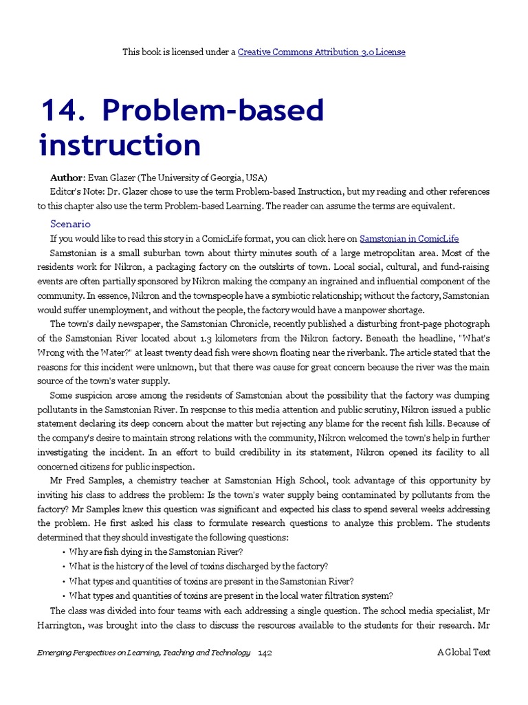Problem Based Instruction | PDF | Constructivism (Philosophy Of ...