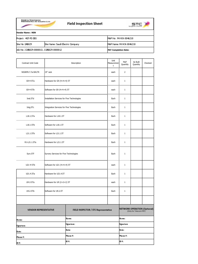 Telecom FIS Sheet | PDF | Computer Science | Computing
