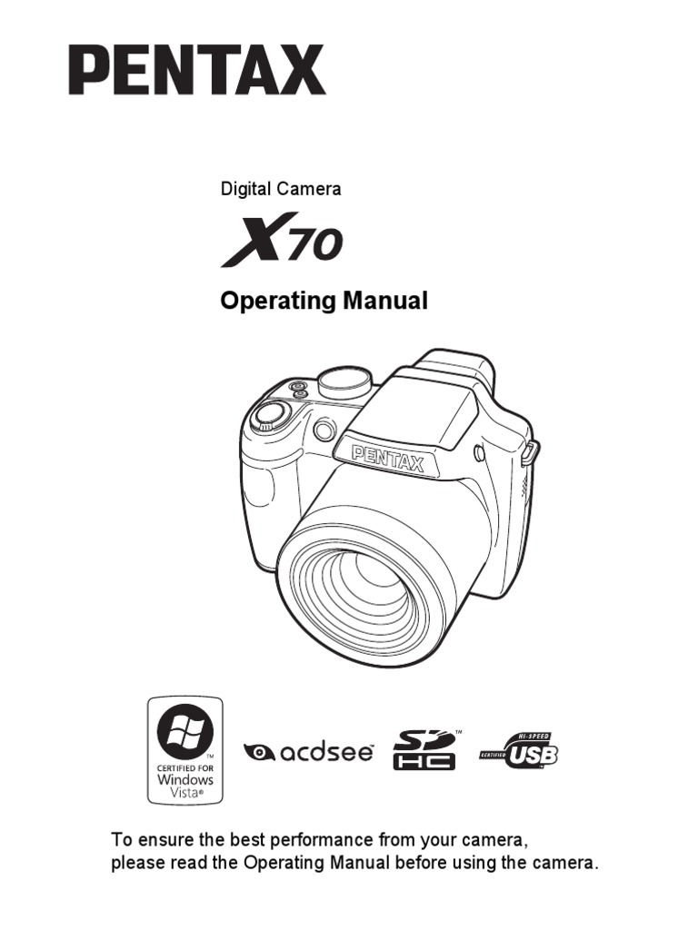 Operating Manual: Digital Camera | PDF