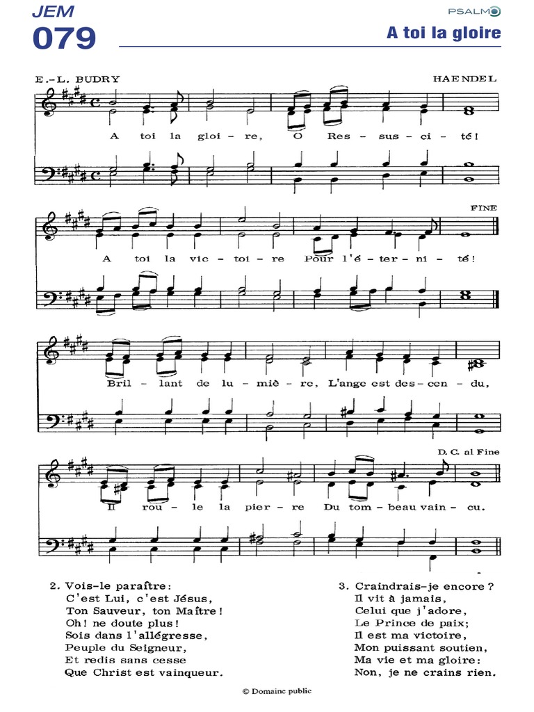 A Toi La Gloire | PDF