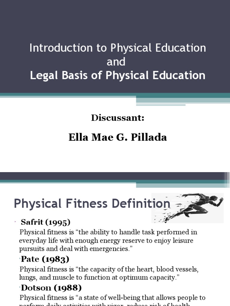 Introduction To Physical Education and | PDF | Human Body | Physical ...
