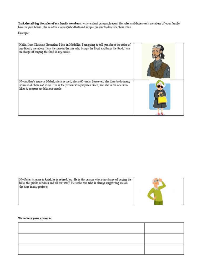 Family Roles and Duties Guide | PDF